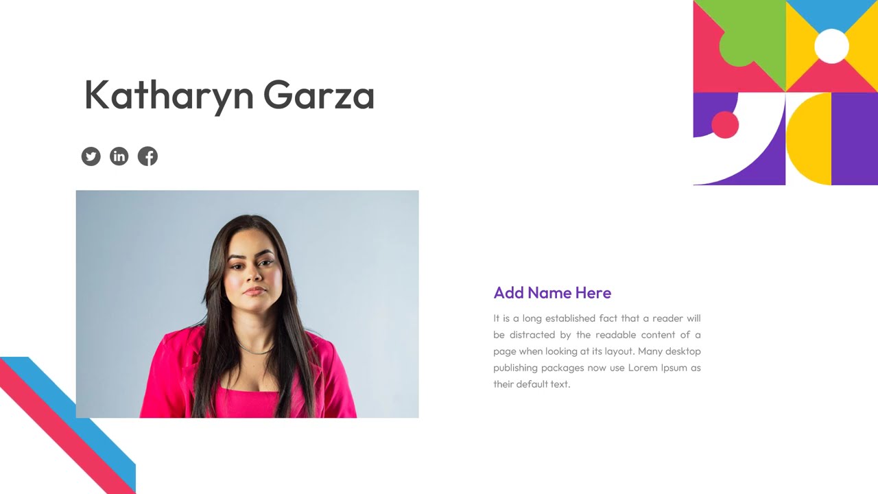 Animated Geometric PowerPoint Template