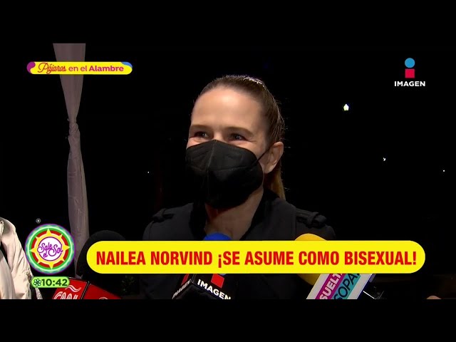 Captan a Nailea Norvind besando a su novio 17 años menor que ella
