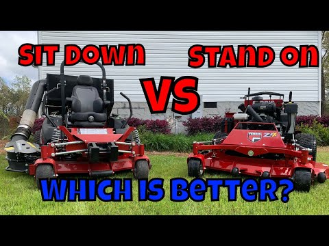 Stand On Vs Sit Down Lawn Mowers | Pros and Cons and Which Is Better?