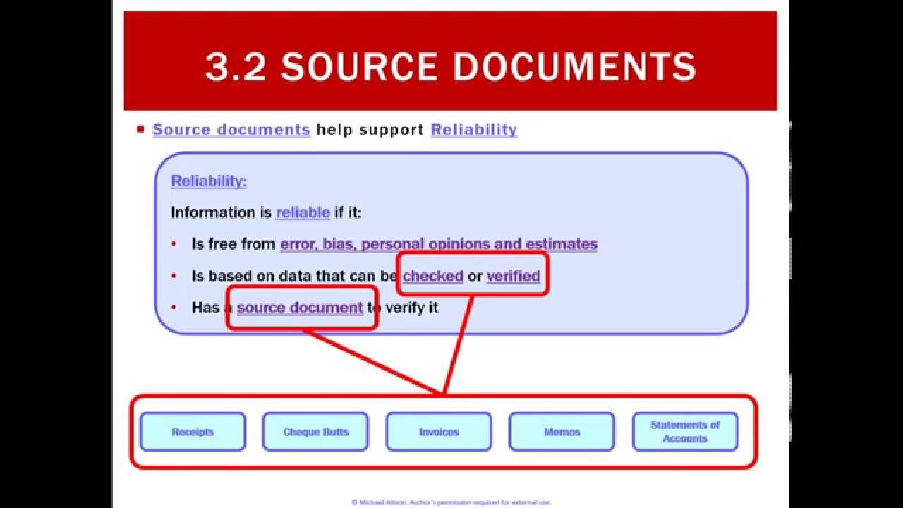 3.2 Source Documents
