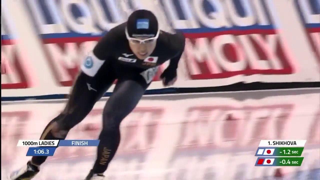 Nao Kodaira 1000m - 1:12.09 (World Record) - WC4 Salt Lake City 2017/2018