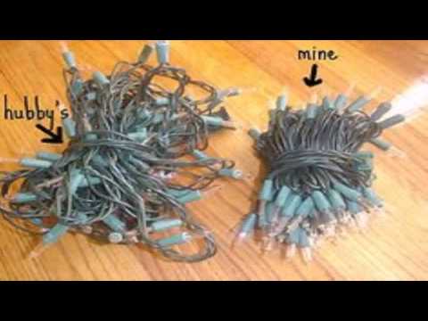 Life Hack For Christmas Lights - Gif Maker DaddyGif.com (see description)