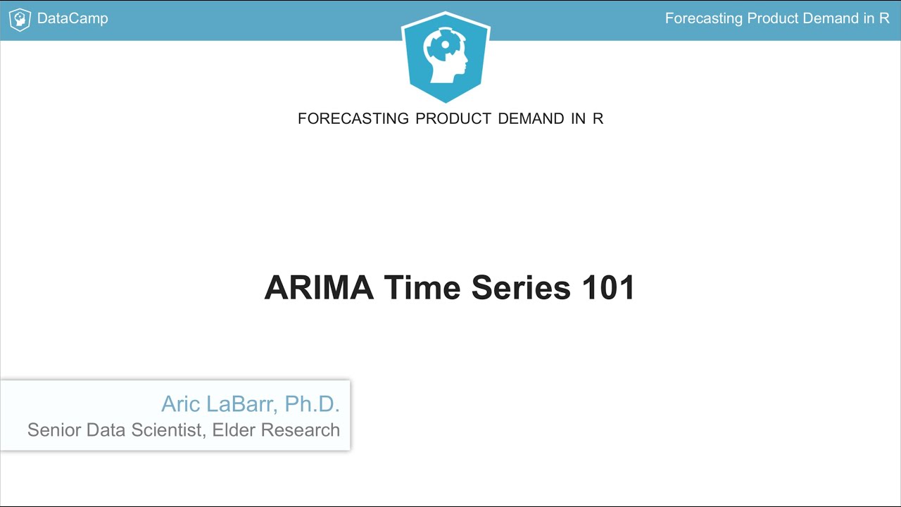 R Tutorial: ARIMA Time Series 101