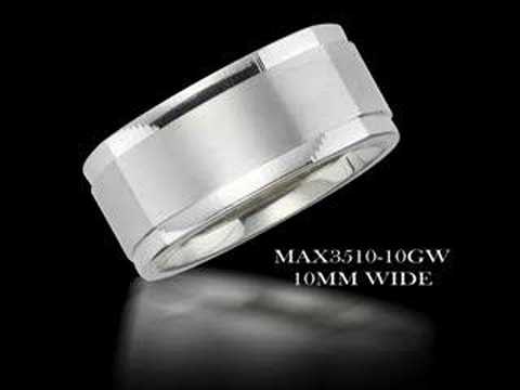Max Squared Wedding Rings - The Big and Bold Ring!