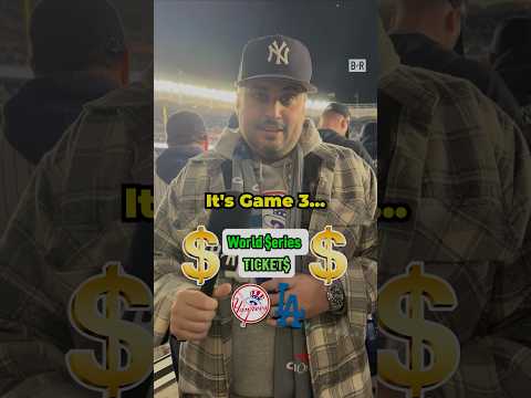 How much did Yankees fans pay for a World Series ticket? π°
