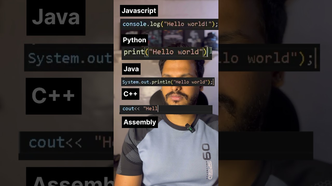 Wait for assembly!#python #java #cpp #javascript #assembly