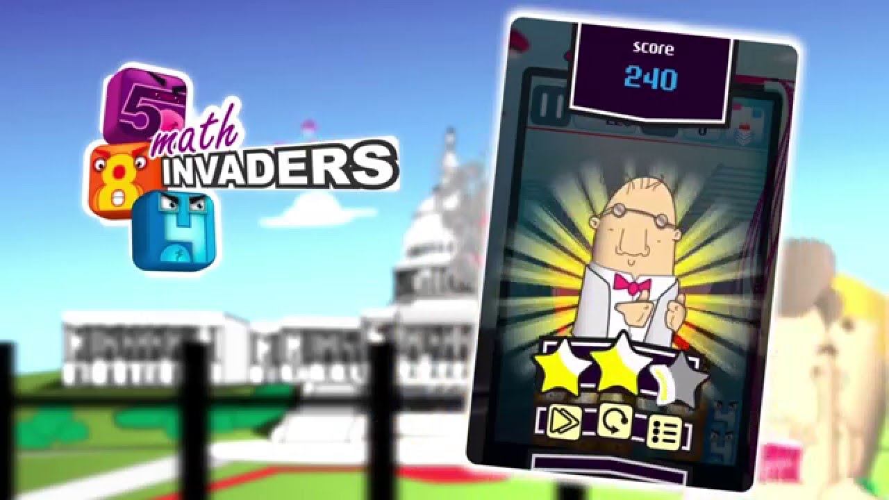 Math Invaders - Message from the White House
