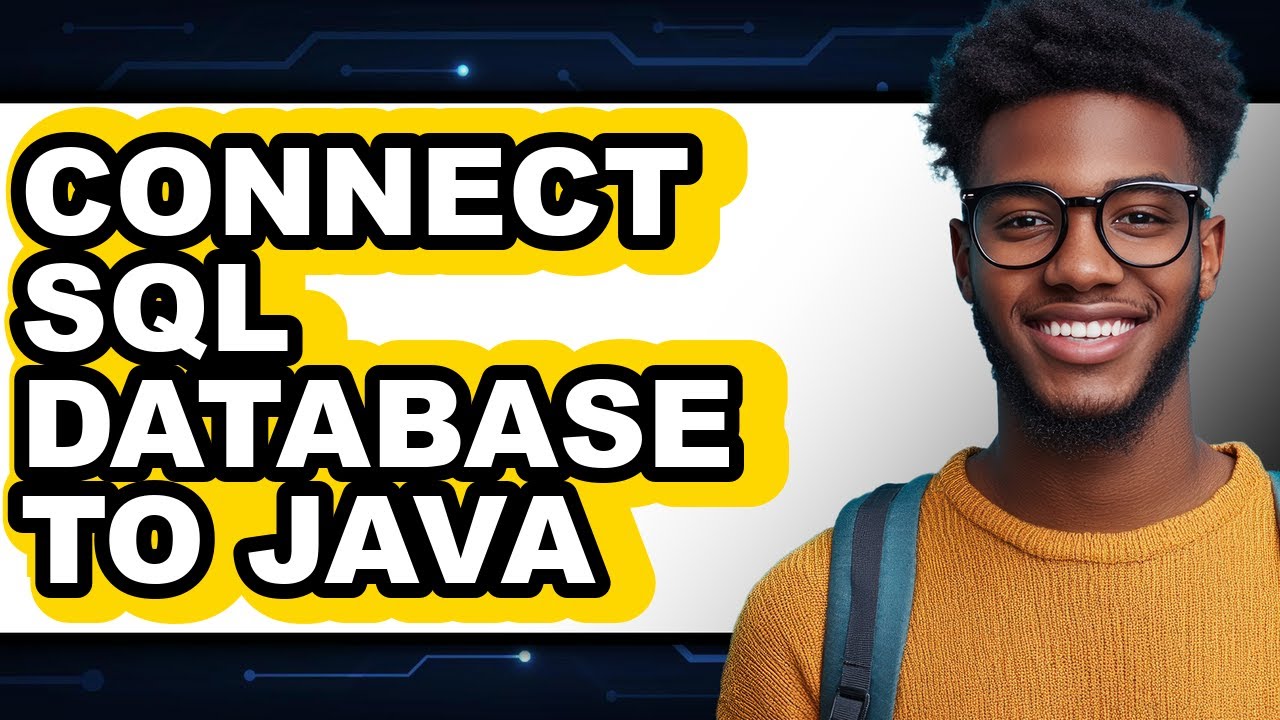 How to Connect Sql Database to Java (updated)