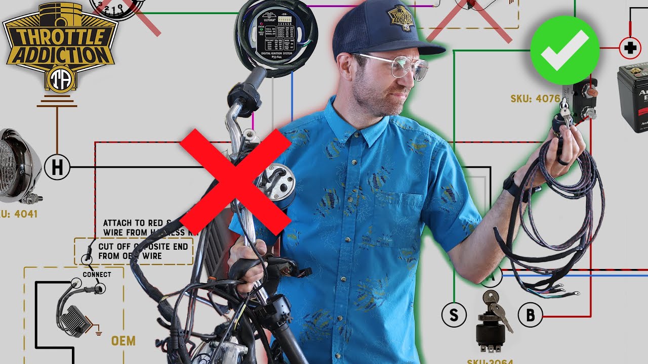 How to Wire a Harley-Davidson Sportster Chopper | Ultima Ignition Module and Simple Wiring Diagram