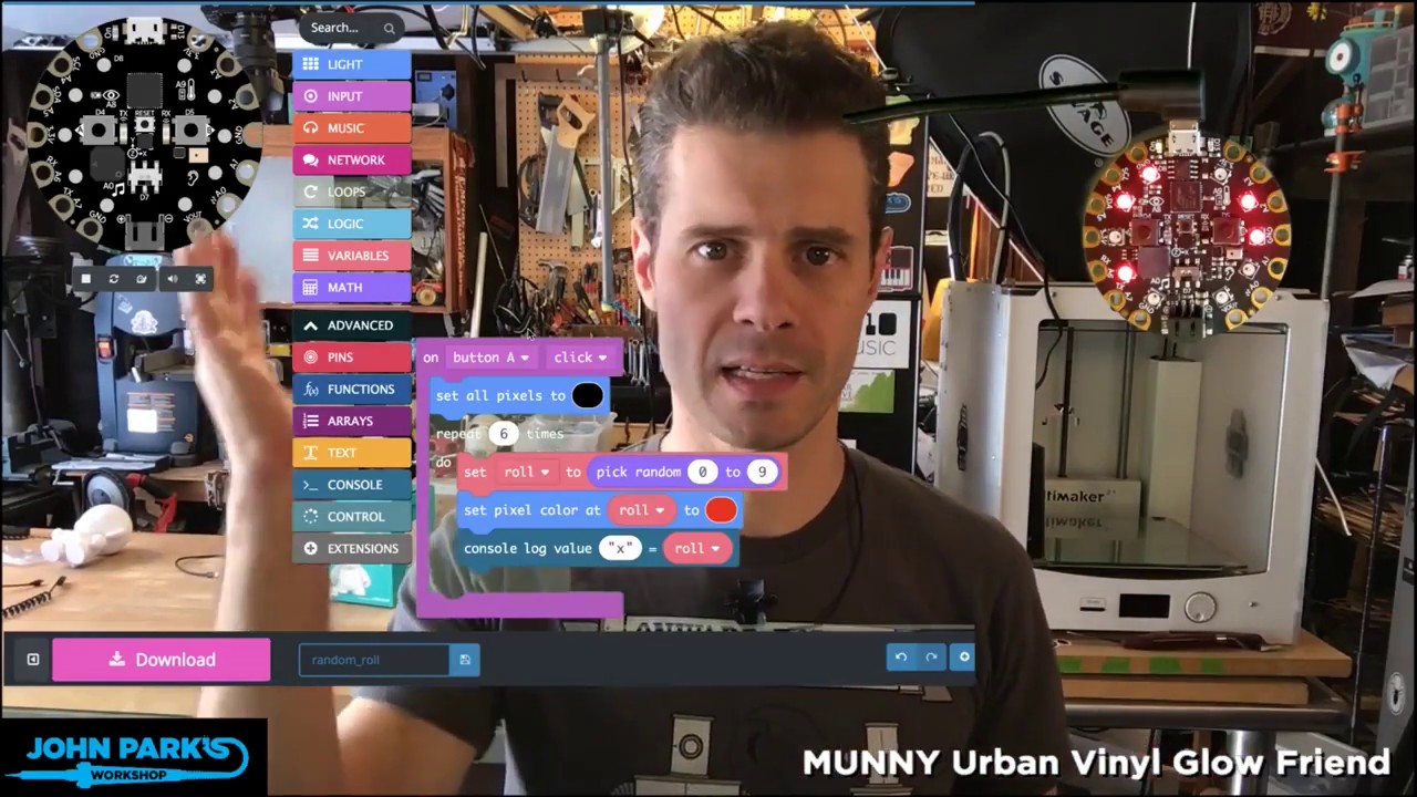 MakeCode Minute: Randomness in MakeCode @adafruit @johnedgarpark #adafruit @MSMakeCode #makecode