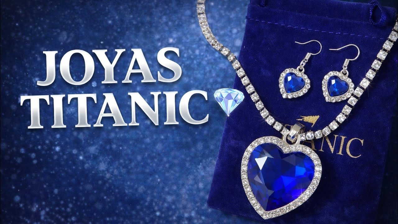 El famoso collar del TITANIC 😍💙 Unboxing completo | ¿Es igual al de la película?