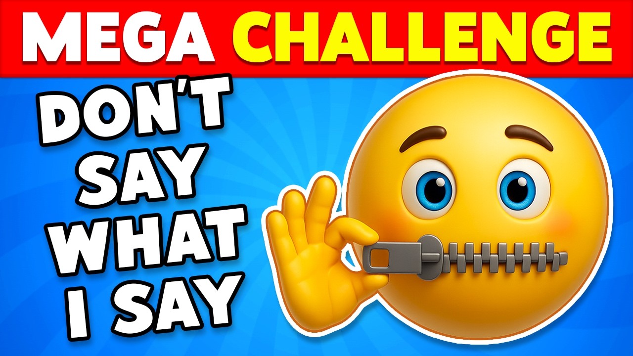 Avoid Saying The Same Thing As Me 🤔 MEGA CHALLENGE 🔥🚩