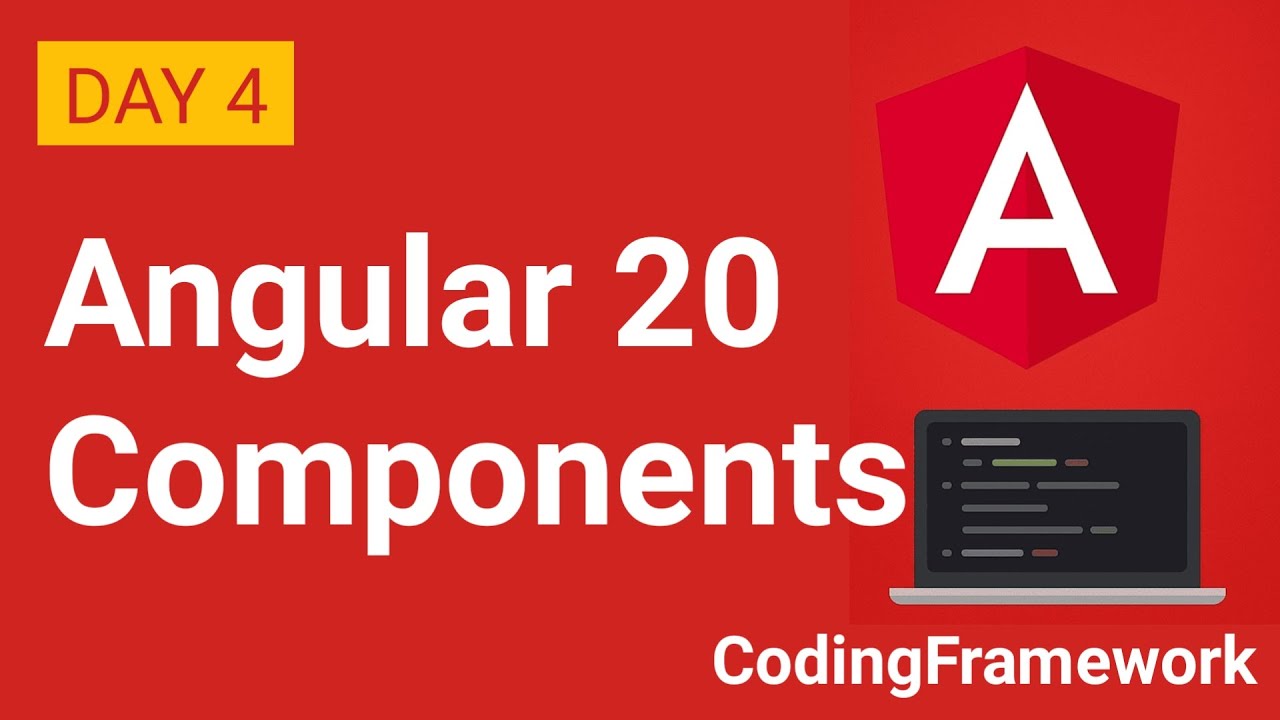 Angular 20 Tutorial Day 4 | Components Explained with Examples