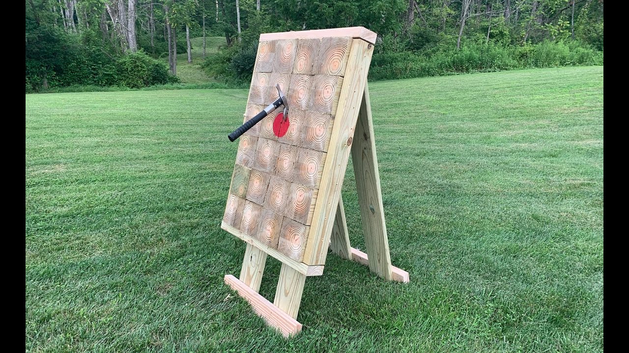 Making a Knife and Axe Throwing Target