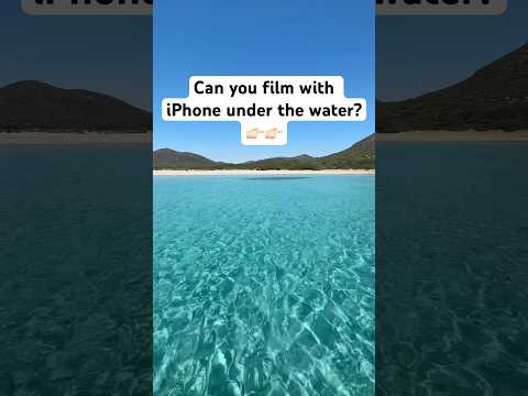 Look what happens when you film with iPhone under the water #iphone #iphone16 #appleiphone