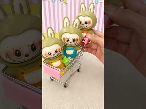 Cute LABUBU Doll Buying Groceries!π#labubu #popmart #papular #cute #shorts #best #mama #viral