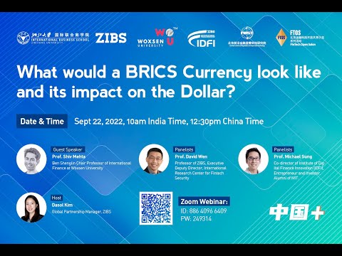 ZIBS Webinar "What would a BRICS Currency look like and its impact on the Dollar๏ผ"