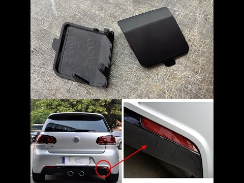 🏌️ VW Golf R20 MK6 6 R Line 2009-2013 Rear Bumper Tow Hook Eye Cover ...