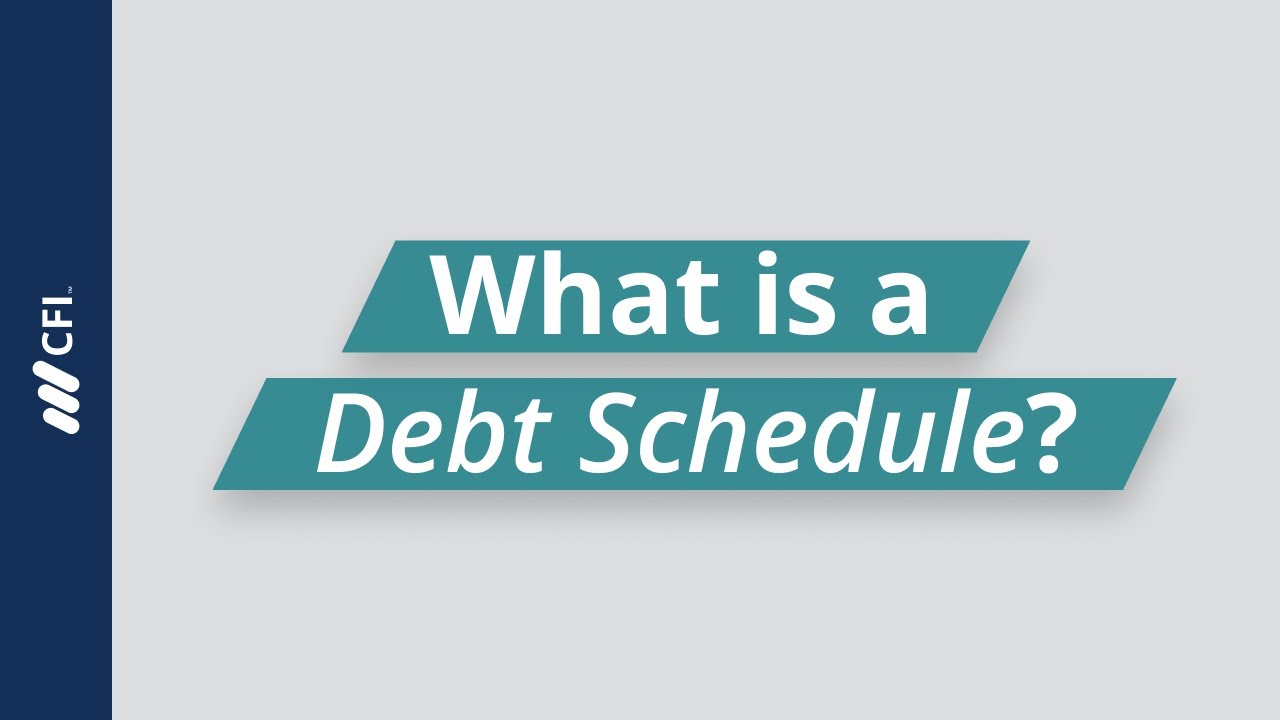 How to Create a Debt Schedule in Excel with PMT, IPMT & IF Functions