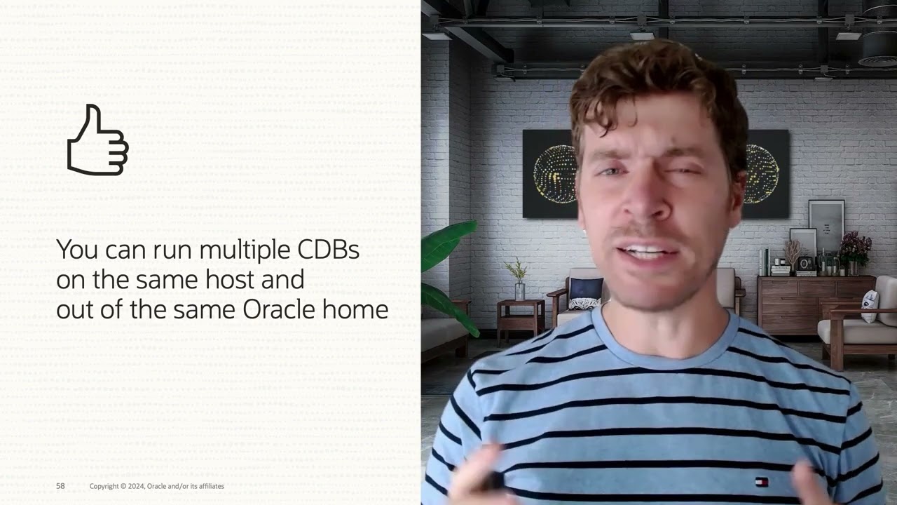 Consolidate in multitenant and share resources