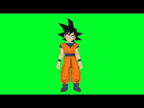 goku idle animated front chroma
