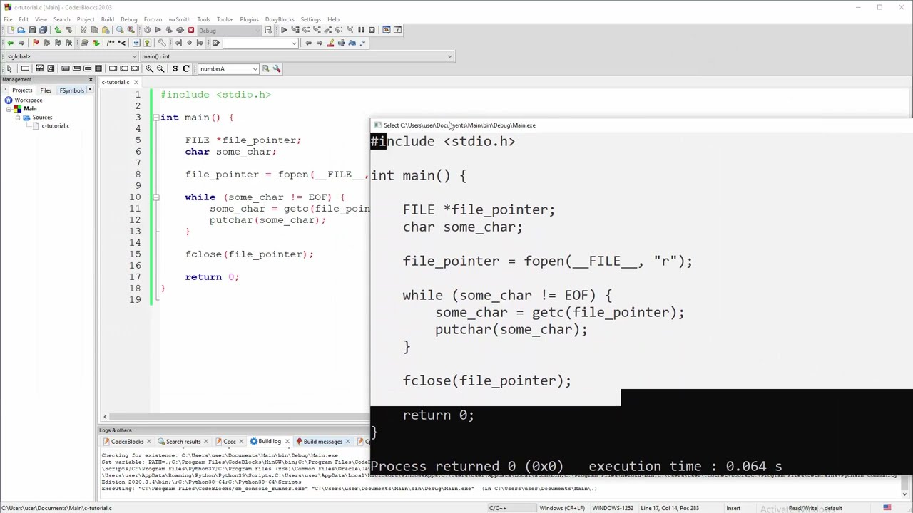 C Program - Display its Own Source Code as Output