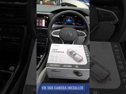 VW Taigun gets OEM finish 360 camera plug n play installed @customkings5744 #automobile #360camera