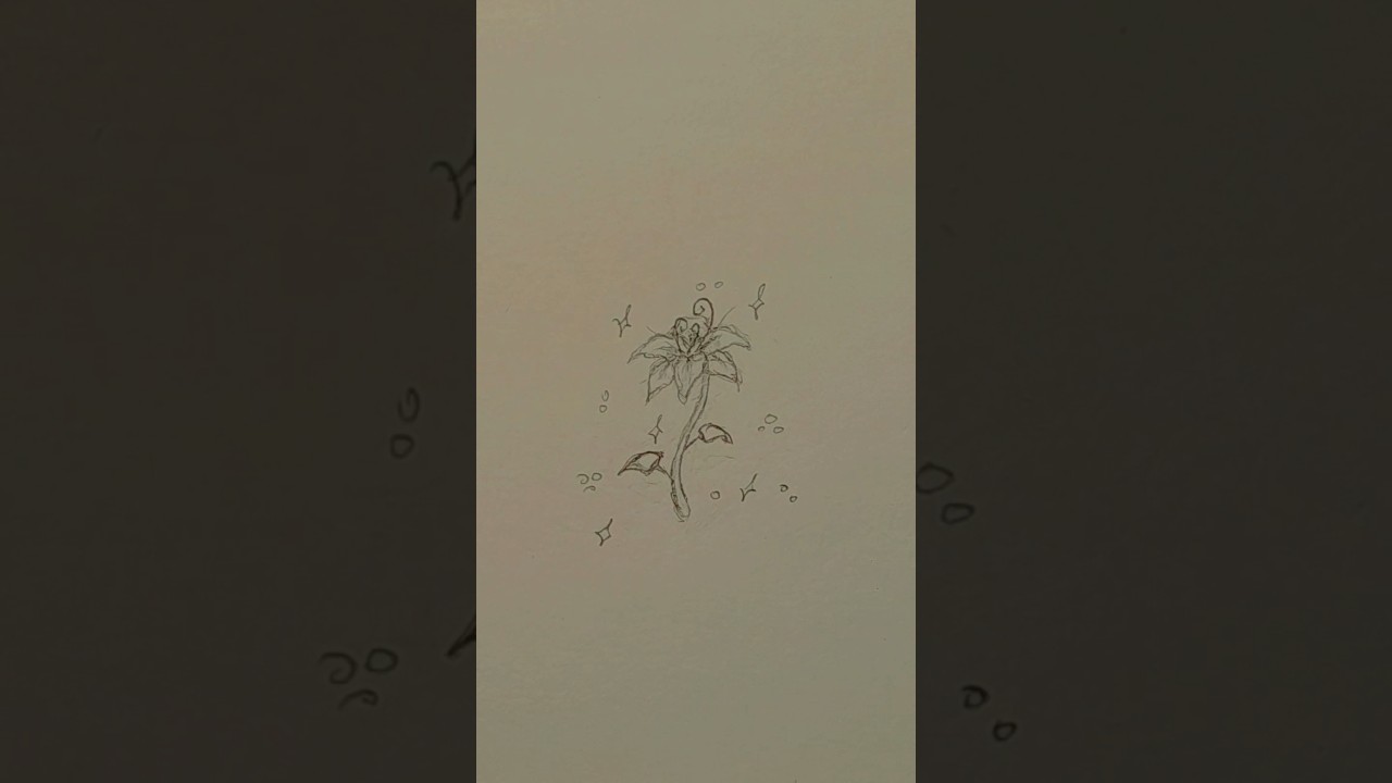 🌺✨️||tutorial on rapunzel flower||✨️🌺 #art #drawing #sketch #draw #edit