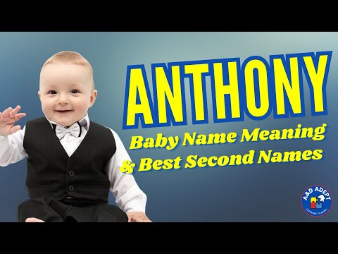 Meaning of the Top Name "Anthony" and Its 20 Best Middle Names
