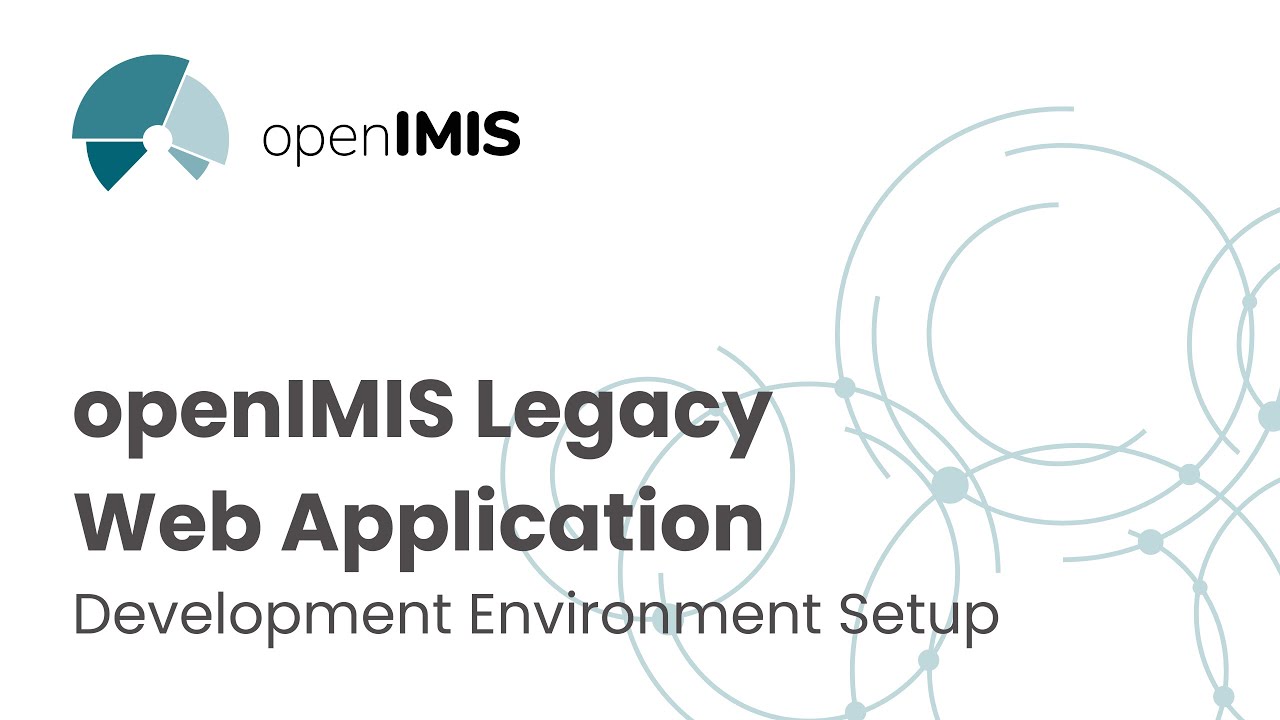 openIMIS Legacy Web Application - Development Environment Setup