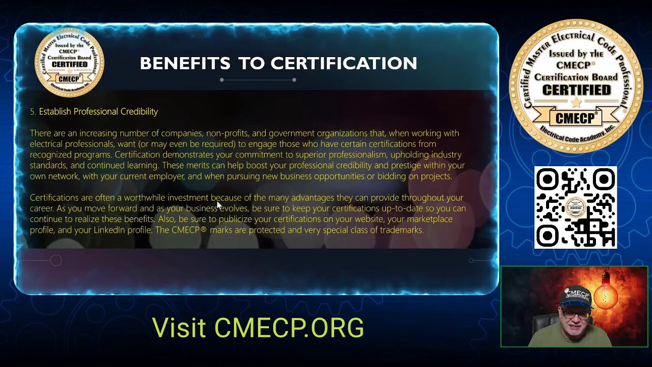 CMECP® | Master Electrician Certification Program