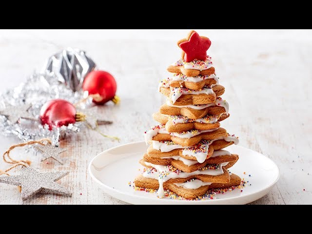 Gingerbread Star Trees Recipe | myfoodbook