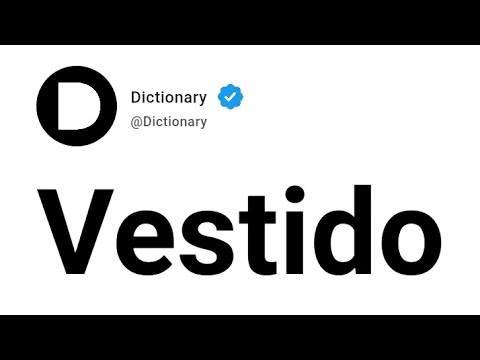Vestido Meaning In English