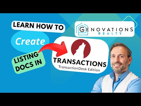 Creating Listing Documents in Transaction Desk
