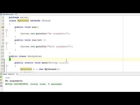 Learn 306 Overloading run Method in Java Programming Hindi - Mind Luster