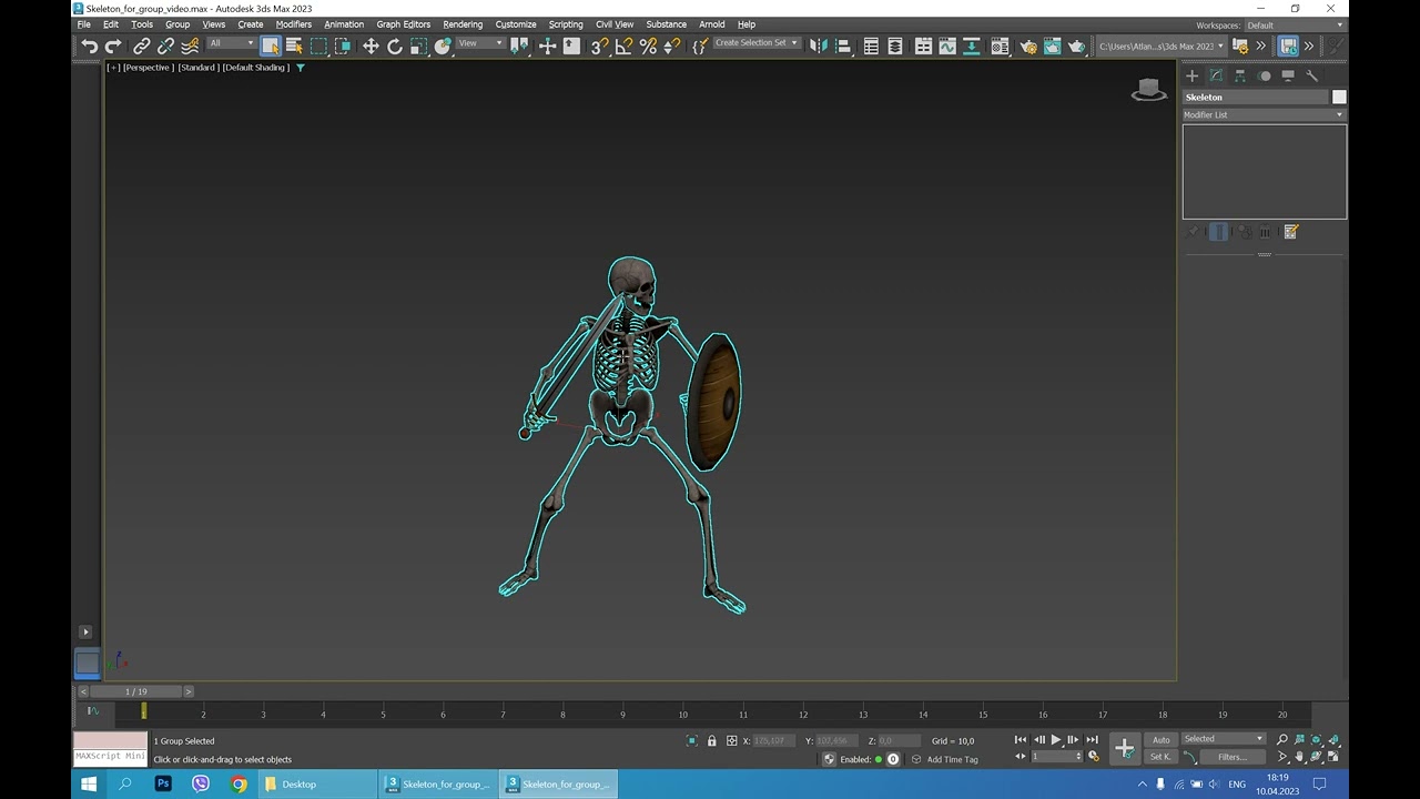 3DS Max: Can't group objects! See how to solve