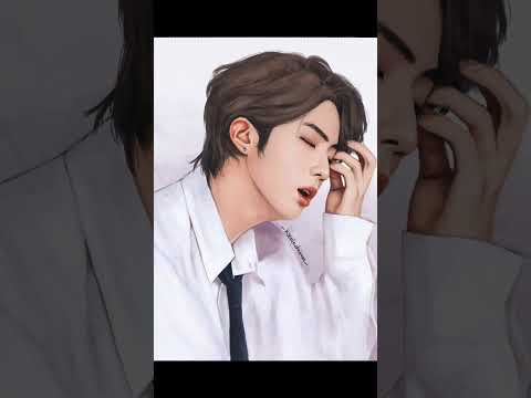 BTS JIN ANIME PIC #shorts