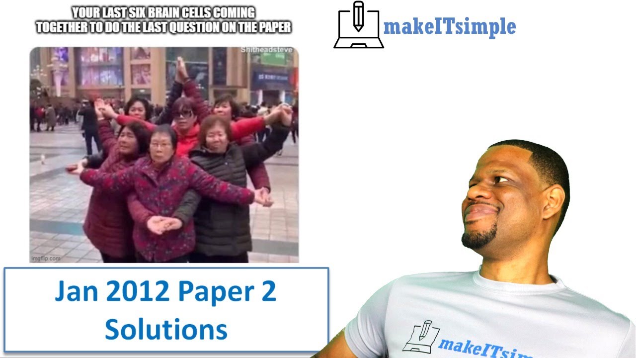 CSEC IT: January 2012 Paper 2 Solutions