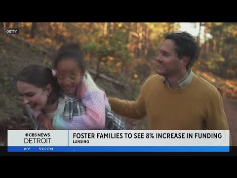 Michigan foster families to see increase in funding from state