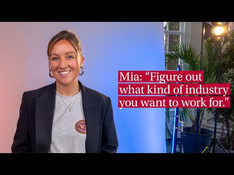 "Find your industry of interest" | UvA Alumni | Mia | Master's Persuasive Communication