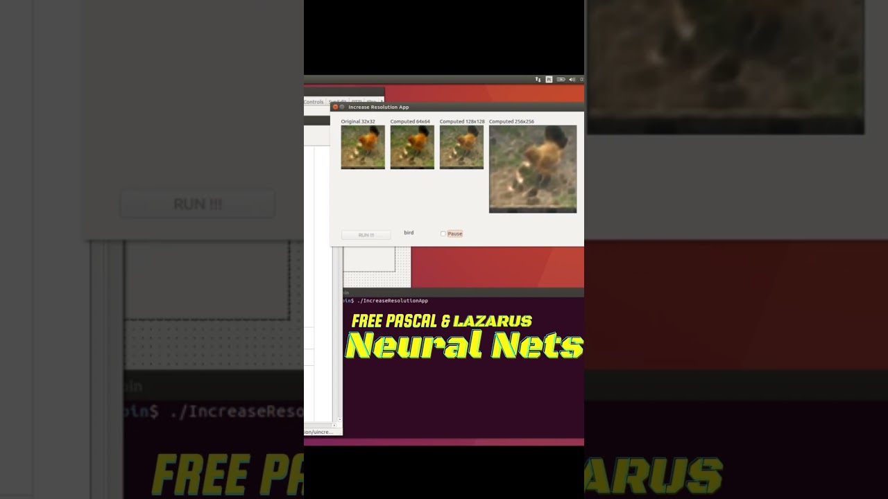 Free Pascal & Lazarus | Increasing Image Resolution with Neural Networks