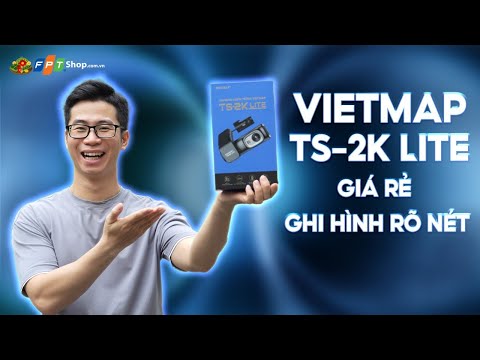 Trên tay Camera hành trình trước và sau Vietmap TS-2K Lite, GHI HÌNH RÕ NÉT, GIÁ ỔN