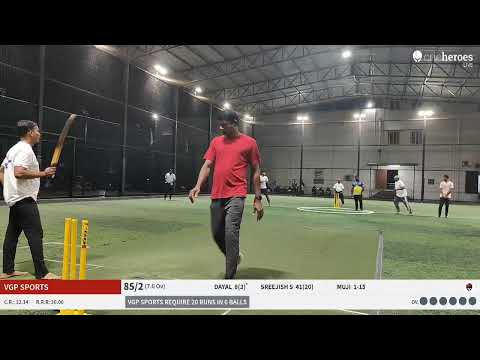 Cool CC vs VGP Sports Live Cricket Match | Headlight Premier League Live - Turf 39 Tirupur