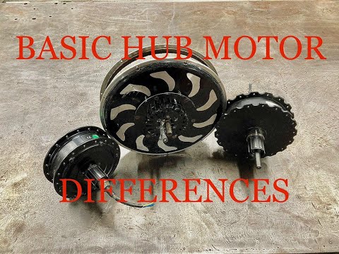 Basic hub motor differences, An introduction to E-Bikes