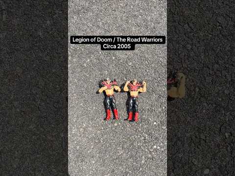 Road Warriors figures were sick with the shoulder pads ๐ #fyp #viral #1robrado #wwe #wwf #wrestling
