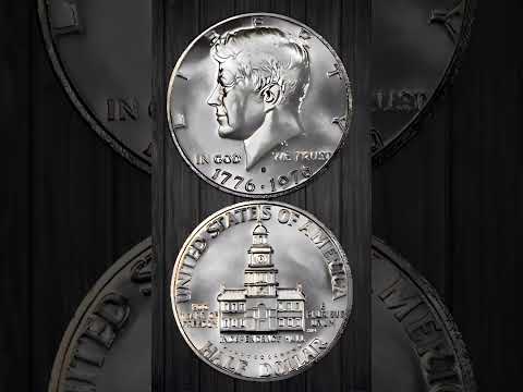 1776-1976 Bicentennial Kennedy Half Dollar Obverse Struck On A 1974 Kennedy Half Dollar Reverse!