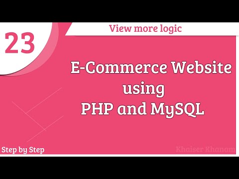 E-Commerce Website using PHP and MySQL || Logic for view more || Part -23