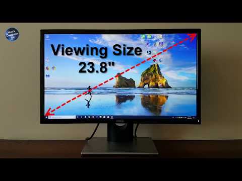 Dell Monitor 24 inch Review & Setup - Game Computer Monitor IPS 75hz -