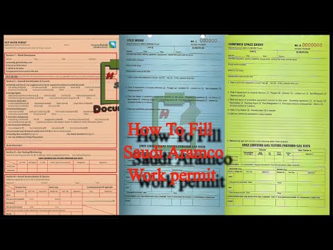 How To Fill Saudi Aramco Work permit | Step by Step Guide