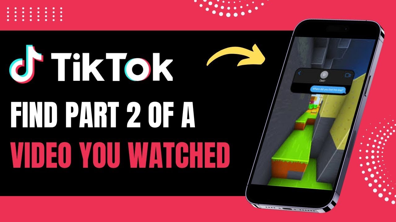 How to Find PART 2 of a TikTok Video That You Watched !
